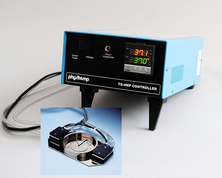 TS-4LMP Thermal Microscope Stage for Large Petri Dish - Physitemp