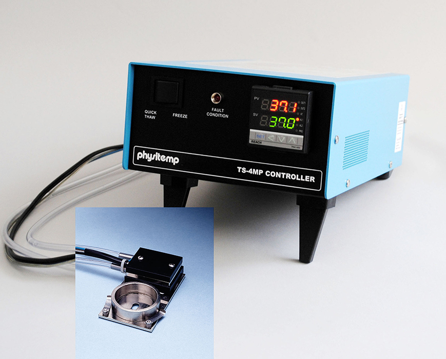 TS-4SMP Thermal Microscope Stage for Petri Dish - Physitemp